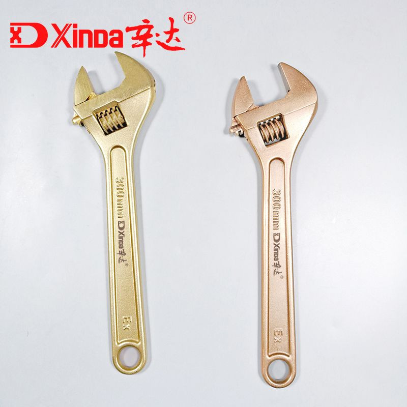 Buy Non Sparking Tools Copper Adjustable Spanner Explosion Proof Wrench ...