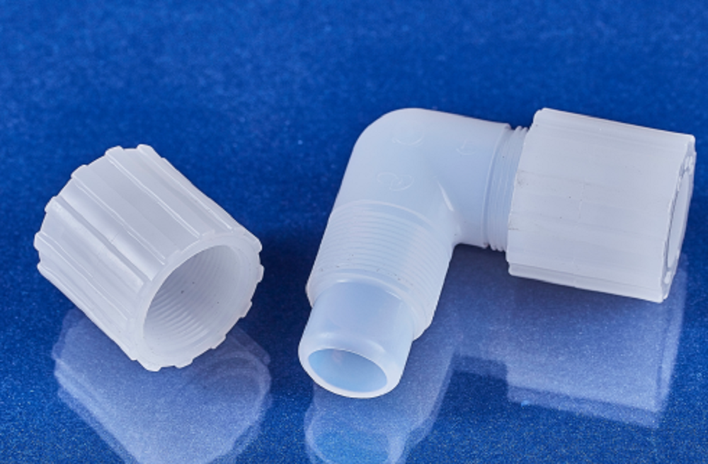 Buy Pfa Union Elbow from JIANGSU MIRACLE SEMICONDUCTOR TECHNOLOGY CO ...