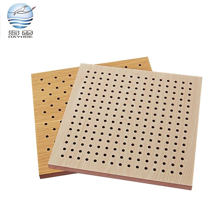 Buy Perforated Wood Acoustic Panel Decorative Wooden Perforated Art ...