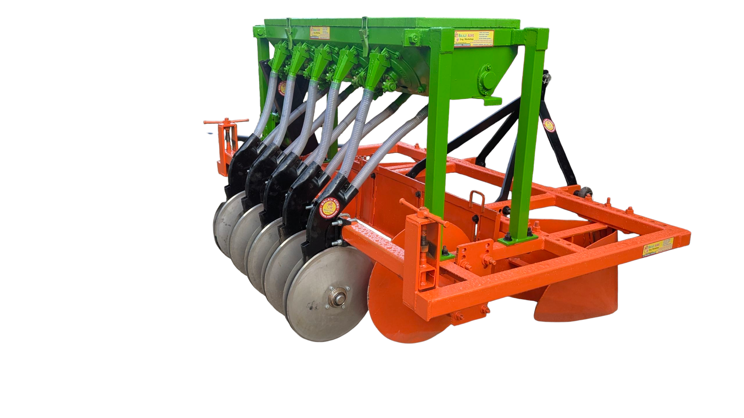 Buy Automatic Multi-crop Ridge Bed Planter With 5 Disc Tines from Shri ...