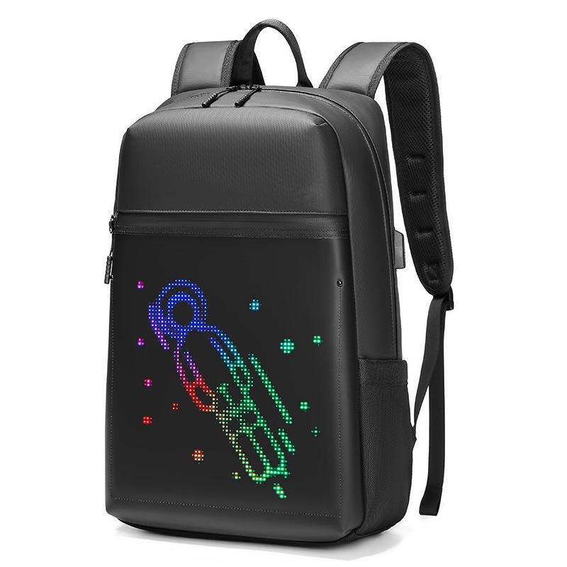 Buy 15 Inch Dynamic Led Screen Display 3d Backpack Smart Led Backpack ...
