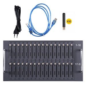 Buy 32 Ports Sms Modem 4g Gsm Modem 32 Sim Cards Slots Bulk Sms Device ...