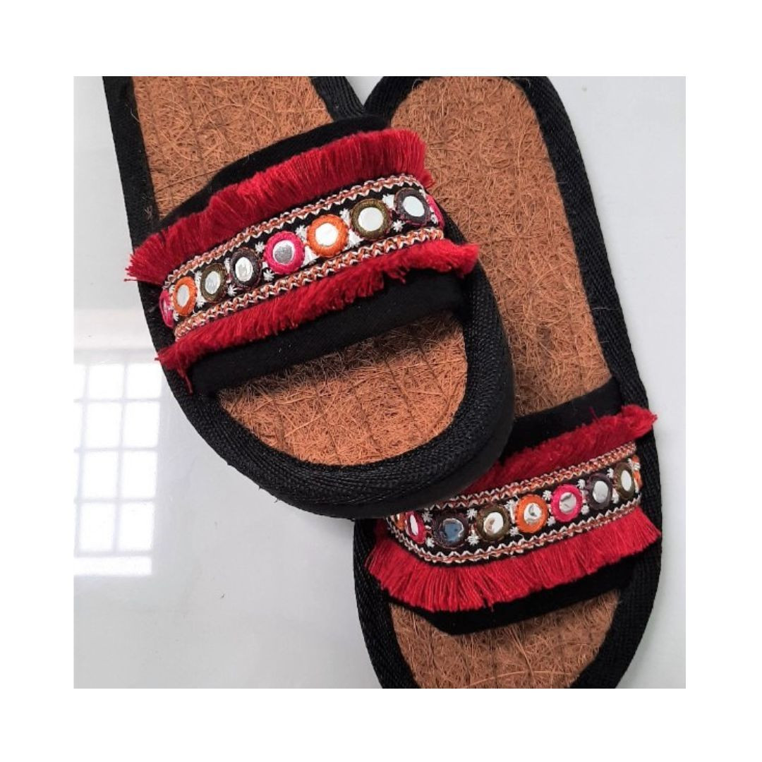 Buy Vietnam Handicraft Coir Slippers from VIgi Farm Company, Vietnam ...