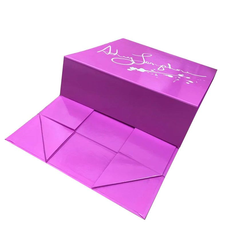 Buy Shiny Lamination Foldable Gift Box from Juxiang Packaging Printing ...