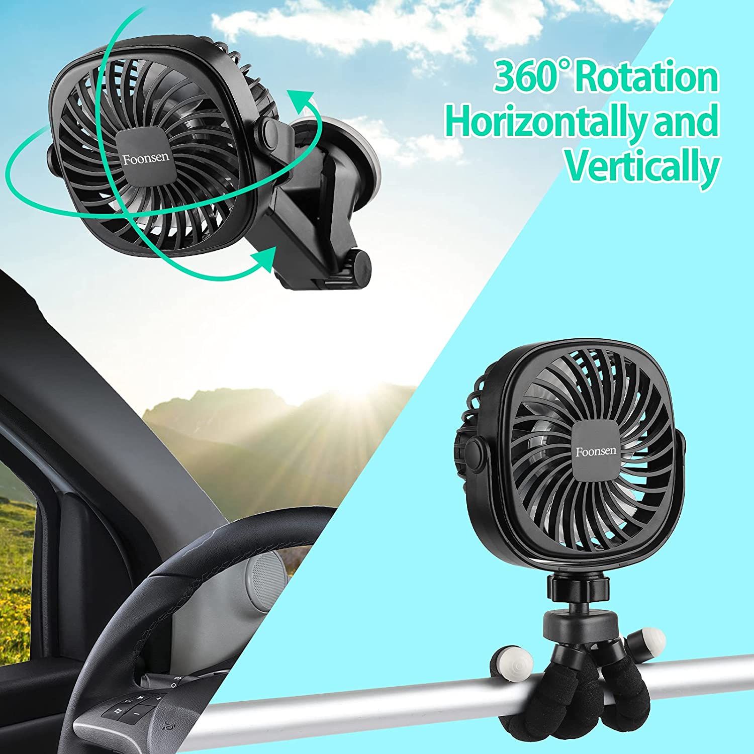 Buy 5 Best Portable Fans For Car Available In 2023-ipanergy from ...