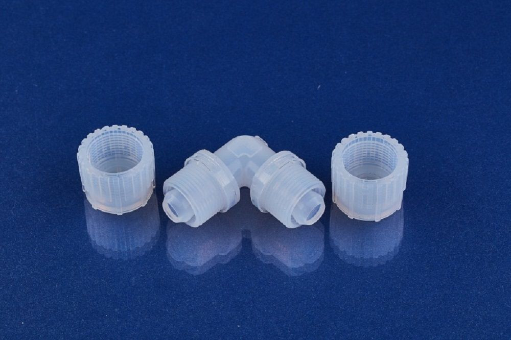 Buy Pfa Union Elbow from JIANGSU MIRACLE SEMICONDUCTOR TECHNOLOGY CO ...