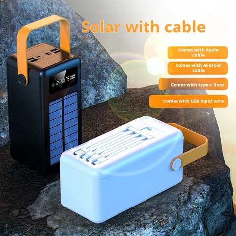 Buy 4 In 1 30000mah Solar Energy Power Bank Waterproof Solar Power Bank ...