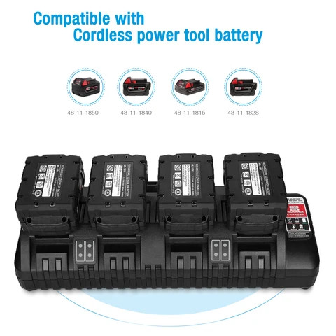 Buy 4 Slot Universal Rechargeable Batteries Dual Usb Lithium Ion Power ...