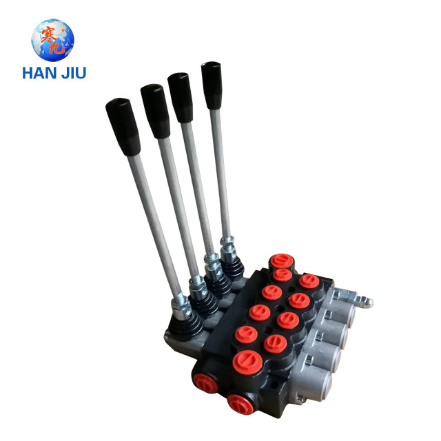 Buy 4 Way Manual Hydraulic Valve 4p40 from Shijiazhuang Hanjiu ...