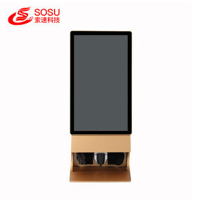 Buy 49 Inch Automatic Shoe Polishing Machine Standing Advertising ...