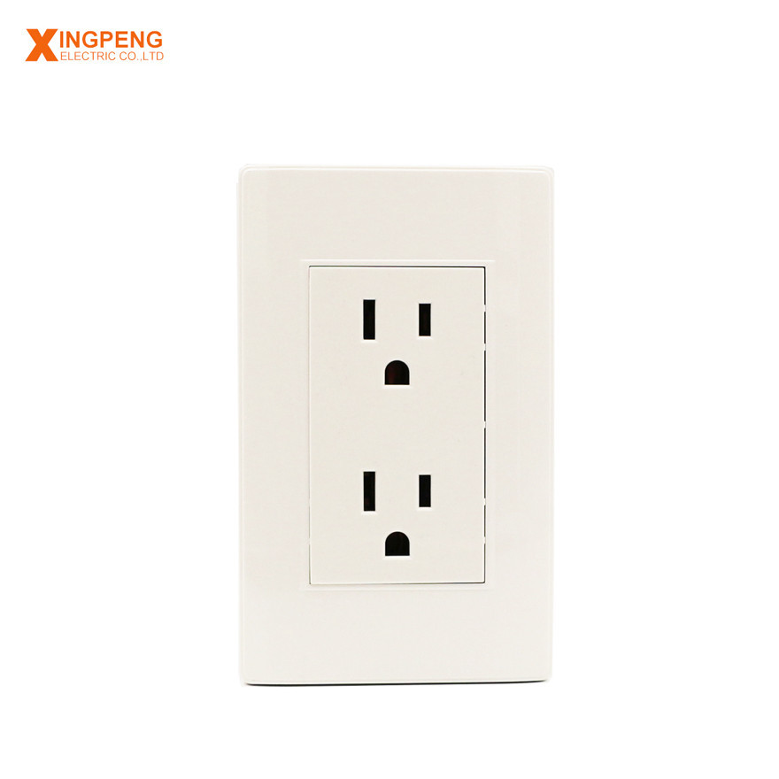 Buy America Type Standard Grounding Wall Outlet 220v 6 Hole Safe Wall ...