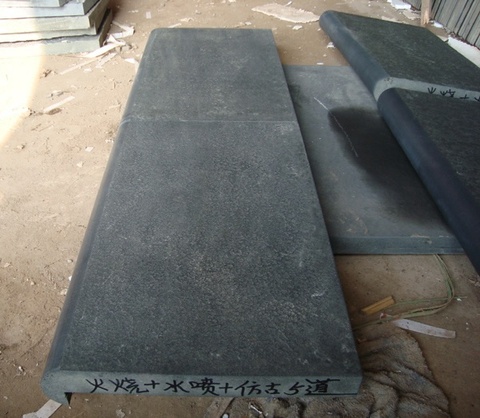 Buy Antique Black Basalt Tiles Swimming Pool Tiles Black Basalt ...