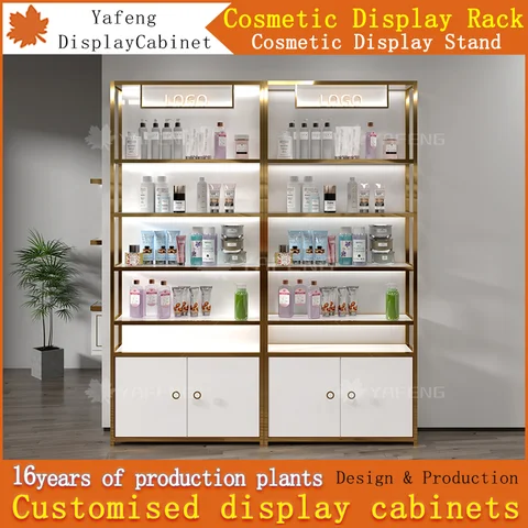 Buy Beauty Salon Display Cabinet Cosmetics Display Rack Nail Polish ...