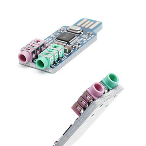 Buy Cm108 Usb Drive Free Sound Card Laptop Computer External Sound Card ...