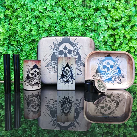 Buy Custom Cigarette Tray Grinder Herb Storage Tank Six-in-one Tobacco ...