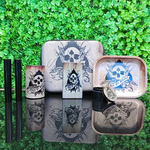 Buy Custom Cigarette Tray Grinder Herb Storage Tank Six-in-one Tobacco ...