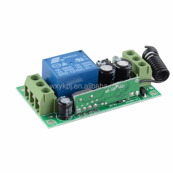 Buy Dc 12v 1 Ch Relay Receiver Wireless Remote Control Switch 315/433 ...