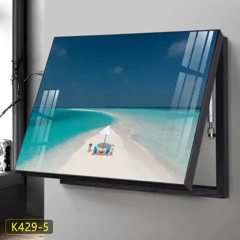 Buy Decorative Painting Of Electric Meter Box Modern Seaside Scenery ...