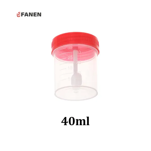 Buy Fanen Fecal Container With Spoon 30ml 40ml Specimen Sample ...