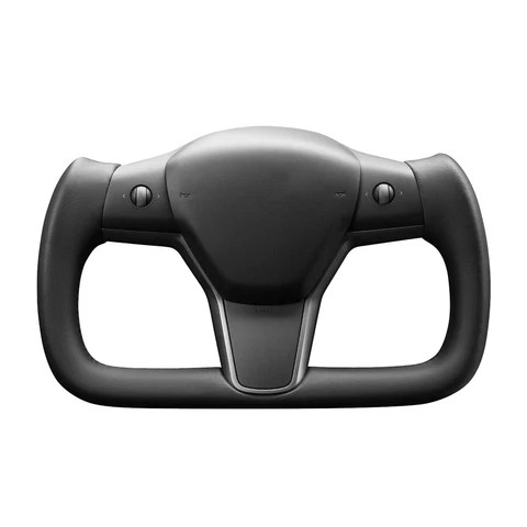 Buy For Model 3 Model Y Assembly Carbon Fiber Leather Car Steering ...