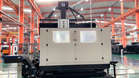 Buy Gmf4030x 5 Axis Heavy Duty Gantry Type Cnc Milling Machining Center ...