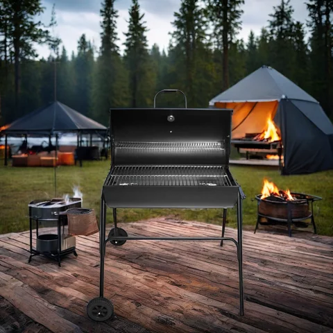 Buy High Quality Heavy Duty American Smoke Bbq Grill Steel And Carbon ...