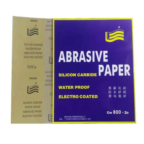 Buy High Quality Waterproof Sandpaper Wet And Dry Silicon Aluminum ...