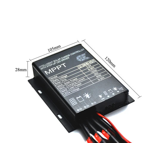 Buy Hot Selling Mppt 3.2v/3.7v 30a Solar Street Light Ip67 For Solar ...