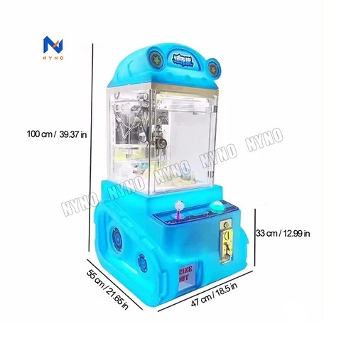 Buy Kids Arcade Games Plastic Crane Machine Coin Operated Small Tankk ...