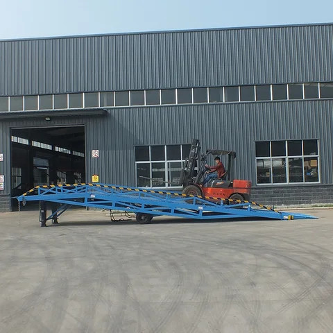 Buy Mobile Loading Dock Ramp Steel Container Loading Platform Forklift ...