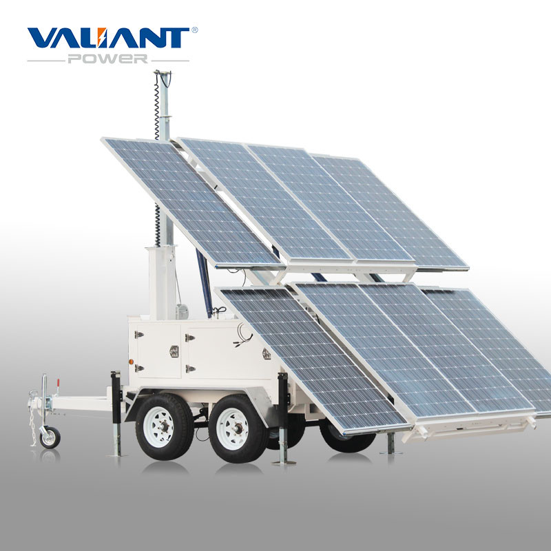 Buy Mobile Telecommunication Tower Trailer System With Telescoping Mast ...
