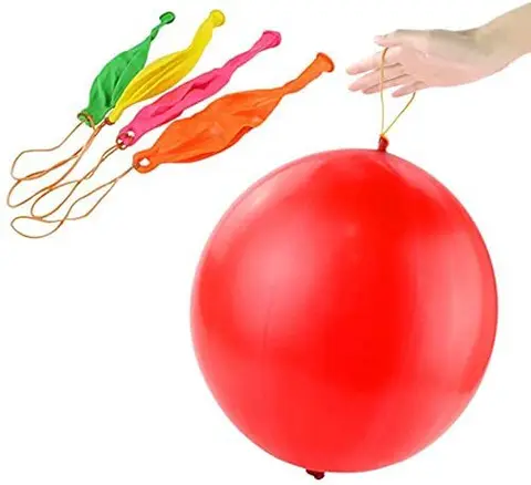 Buy New 2024 Neon 18" Punch Balloons Fun Punching Balls With Rubber ...