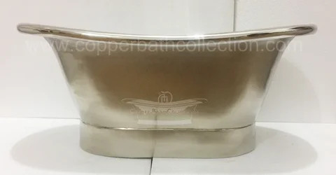 Buy Nickel Glossy Shiny Tub Style Counter Basin Copper Metal Hand Wash ...