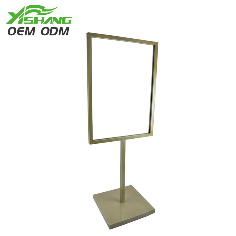 Buy Outdoor Metal Floor Standing Sign Holder/advertising Display ...