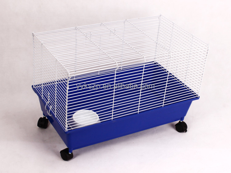 Buy Plastic And Metal Wire Hamster Cage Breeding Cage With Wheels from ...
