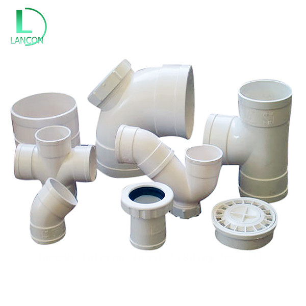 Buy Pvc Cross Joint Pipe Fitting Plumbing Material Supply Bathroom ...