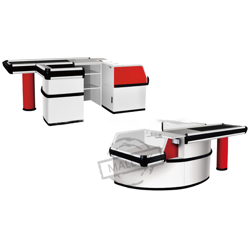 Buy Retail Store Electric Conveyor Belt Cash Wrap Cashier Checkout ...