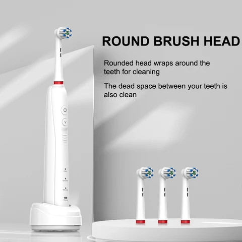 Buy Smart Rotary Electric Toothbrush Sonic Rotating Electric Toothbrush ...