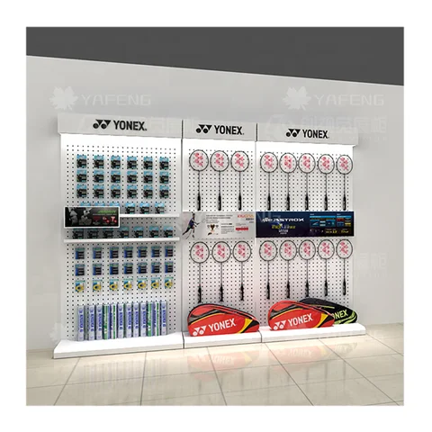 Buy Sports Goods Tennis Display Case Iron Paint Led Light Advertising ...