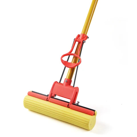 Buy Super Absorbent Roller Rubber Cotton Mop With Telescopic Iron Rod ...