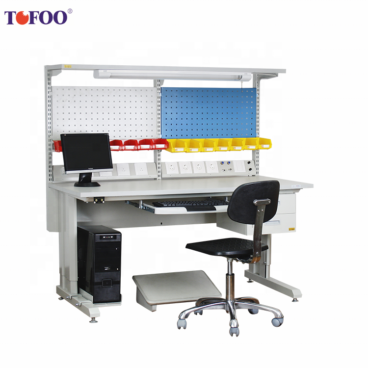 Buy Tofoo Lab Bench Led Lighted Inspection Table/ Electronic Workbench ...