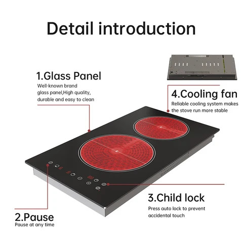 Buy Touch Control 3000w Infrared Ceramic Cooker Child Lock Ceramic ...