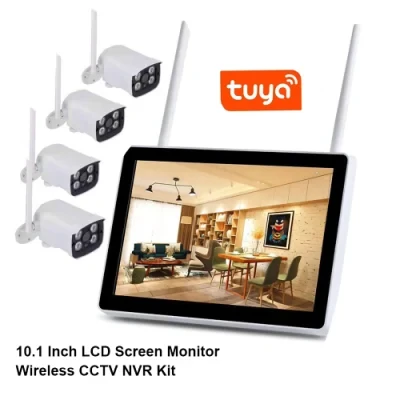 Buy Tuya Wireless Nvr Hd Lcd Screen Display Integrated Cctv Nvr Kit ...