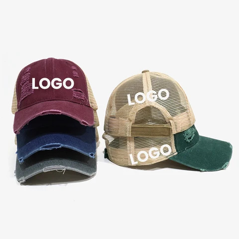 Buy Vintage Distressed Cowboy Baseball Cap Dad Hat Custom Trucker Mesh ...