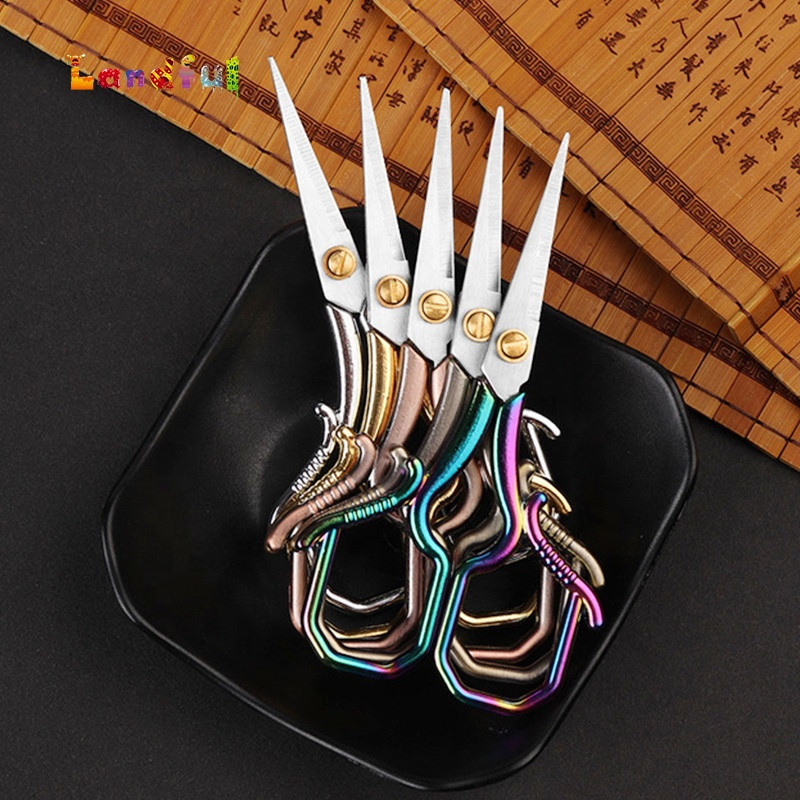 Buy Vintage Fancy Design Thread Embroidery Scissors Stainless Steel ...