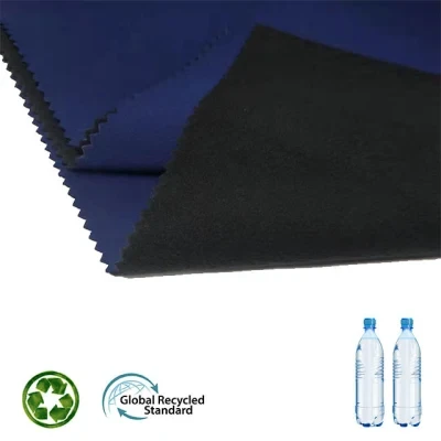 Buy Wholesale 100% Polyester Recycled Sherpa Fleece Fabric One Both ...