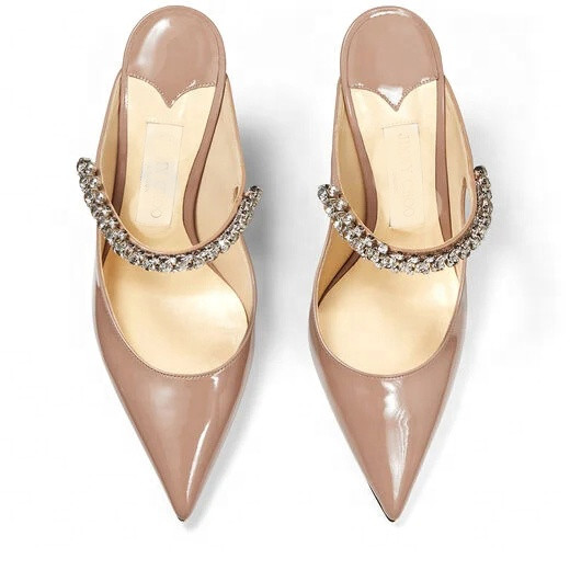 Buy Women Designer Shoes Luxury Brands Pointed Toe Rhinestone Bling ...