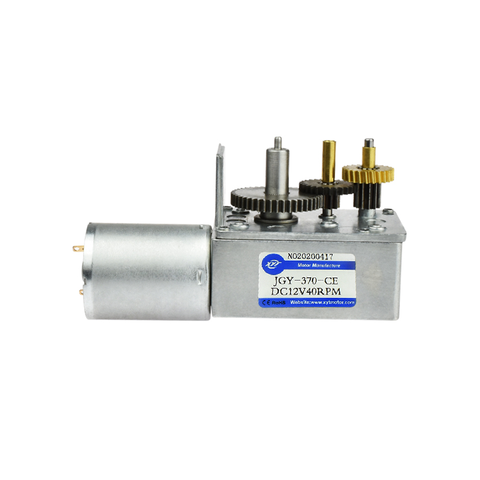 Buy Xyt Jgy-370 Dc6v/9v/12v/dc24v Brush Dc Motor Worm Gearbox Engine ...