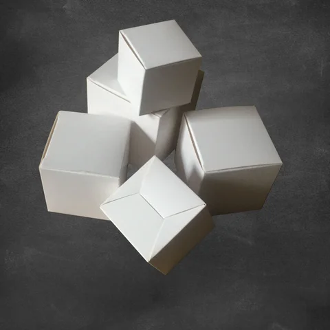 Buy Zsbs1 White Sbs Board Folding Rectangle Box For Small Jewelry ...