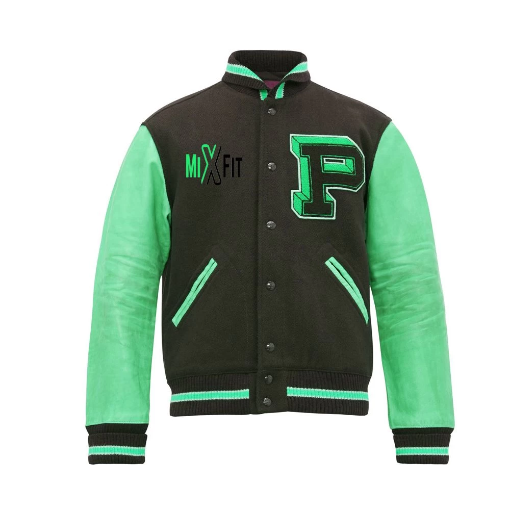 Buy Varsity Jacket, Wool Body With Leather Arms Letterman Baseball ...